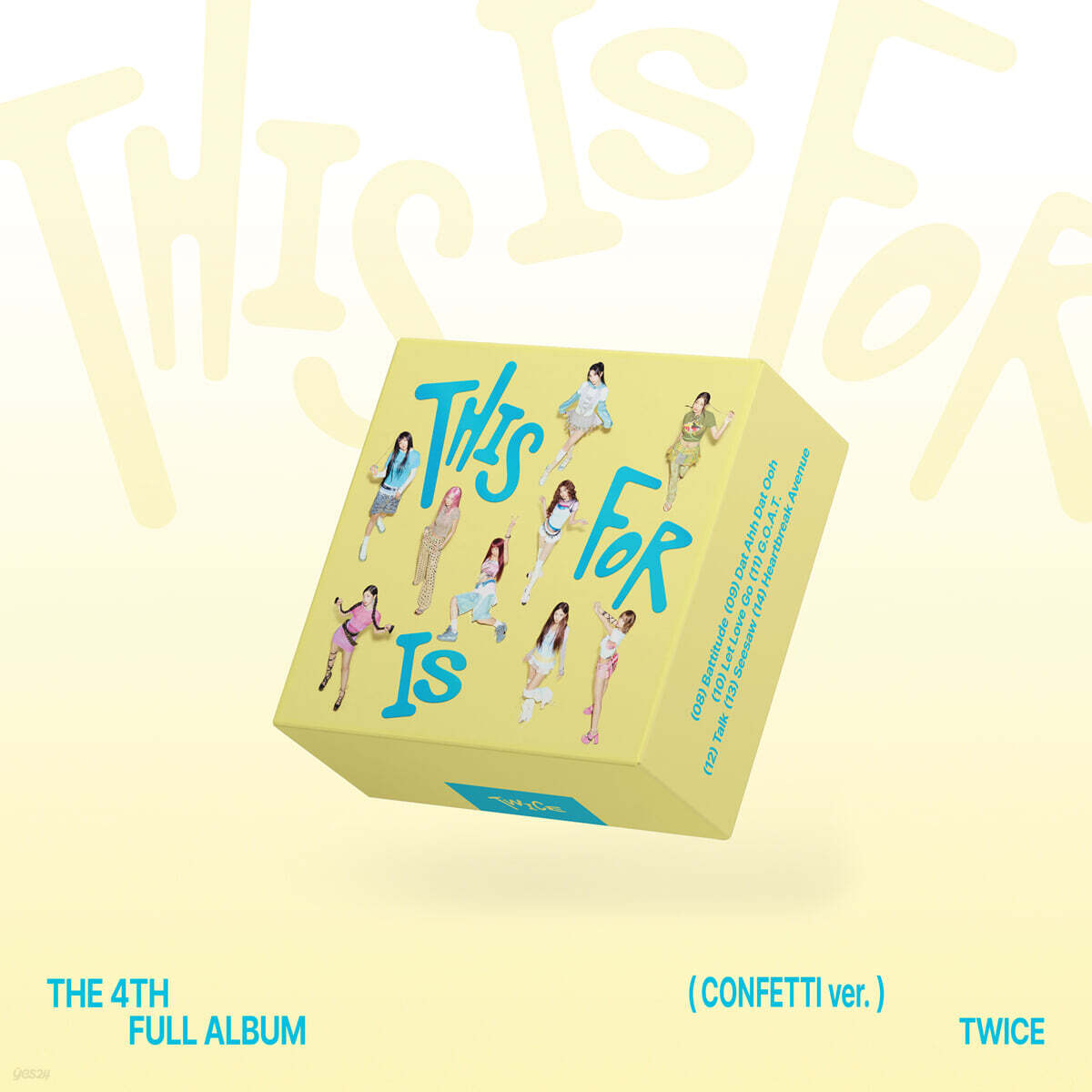 TWICE - 4th Full Album THIS IS FOR CONFETTI (CONFETTI Ver.)