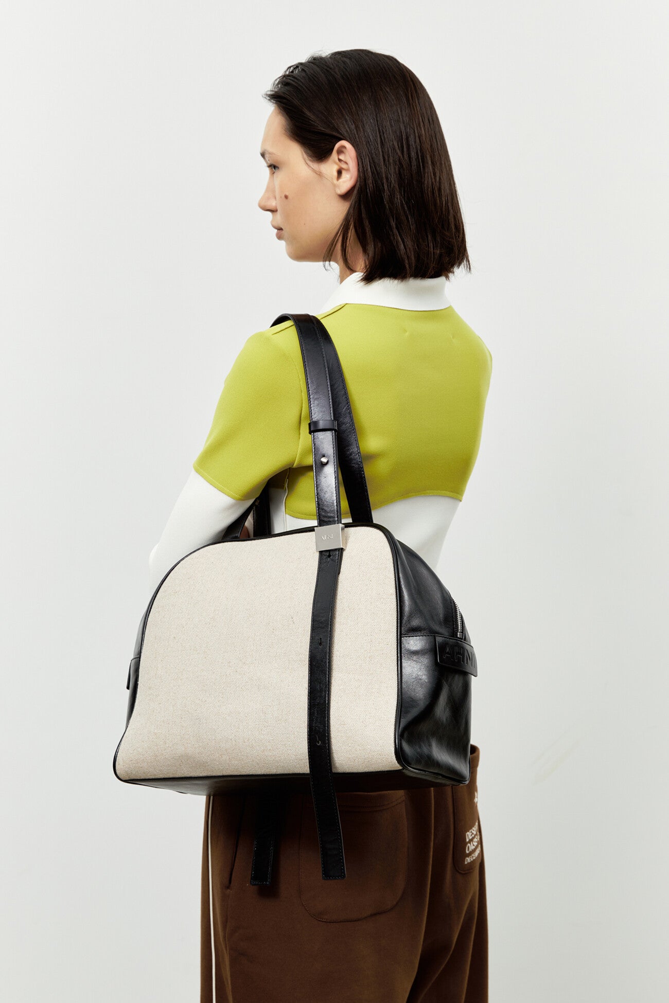 AHNI Midnight Boston bag